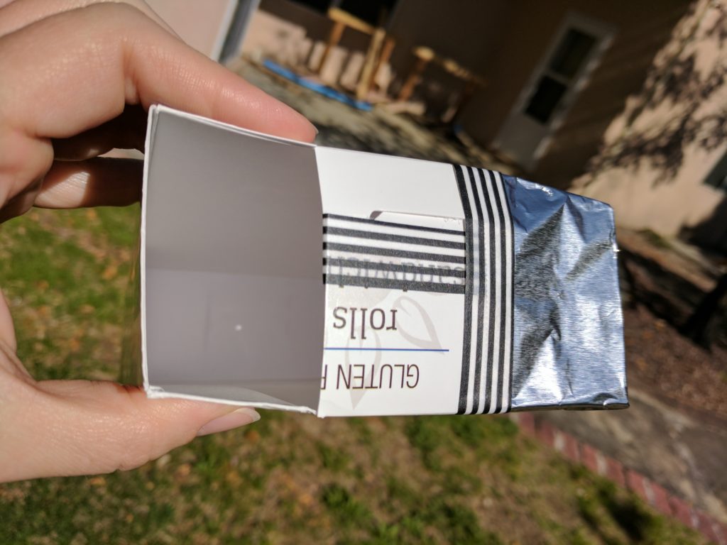Eclipse Pinhole Viewers – A Little Science